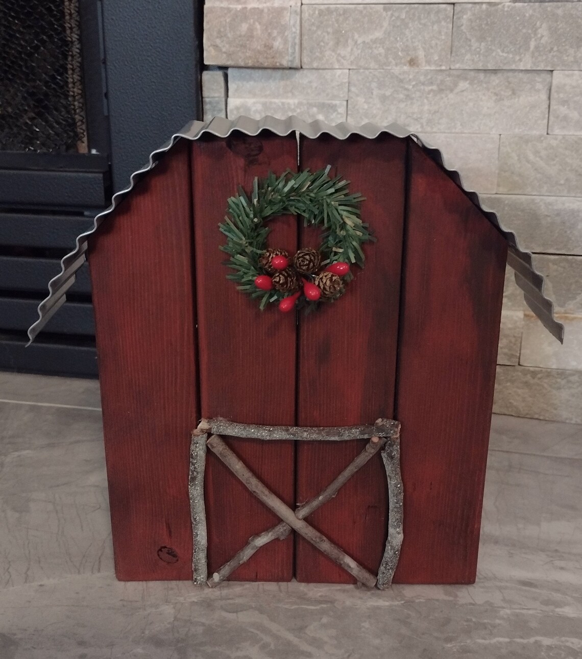 Rustic Christmas Decor, Farmhouse Christmas, Rustic Barn, Christmas ...