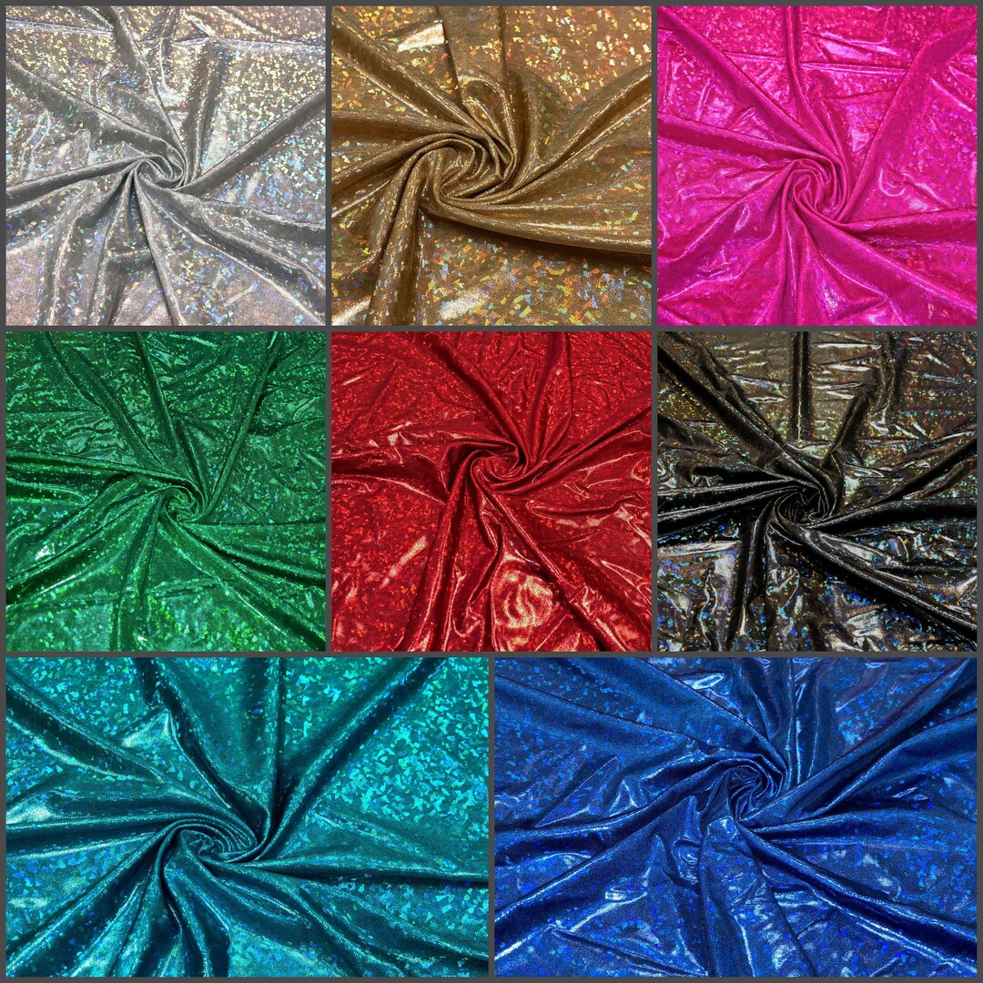 SHATTERED GLASS METALLIC Shatter Glass Metallic Nylon - Etsy