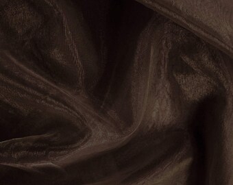 Polyester Soft Light Weight, Sheer, See Through Crystal Organza Fabric ...
