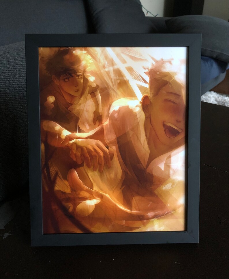 Running Through Time Art Print Story Painting, Original Characters ...