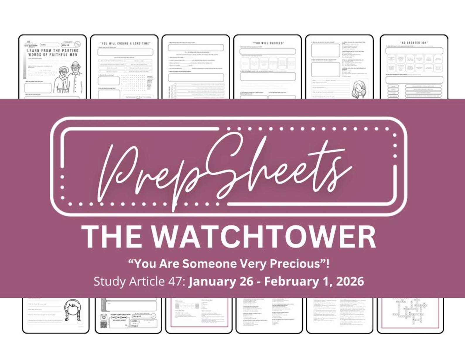 Jan 26 - Feb 1, 2026 Watchtower Study || Public Talk Notes ...