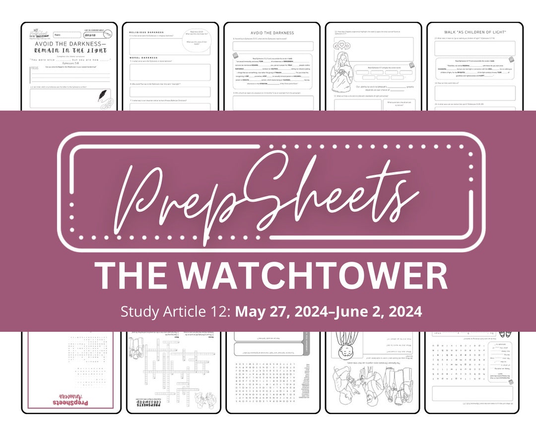 May 27 Jun 2 Watchtower Study Public Talk Notes Greeting Cards ...