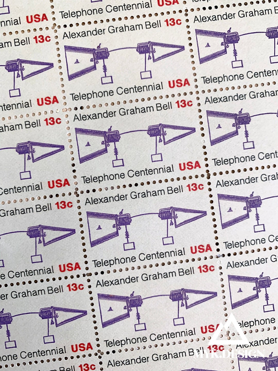 Alexander Graham Bell | 1976 | Vintage US Postage Stamps | Face Value ...