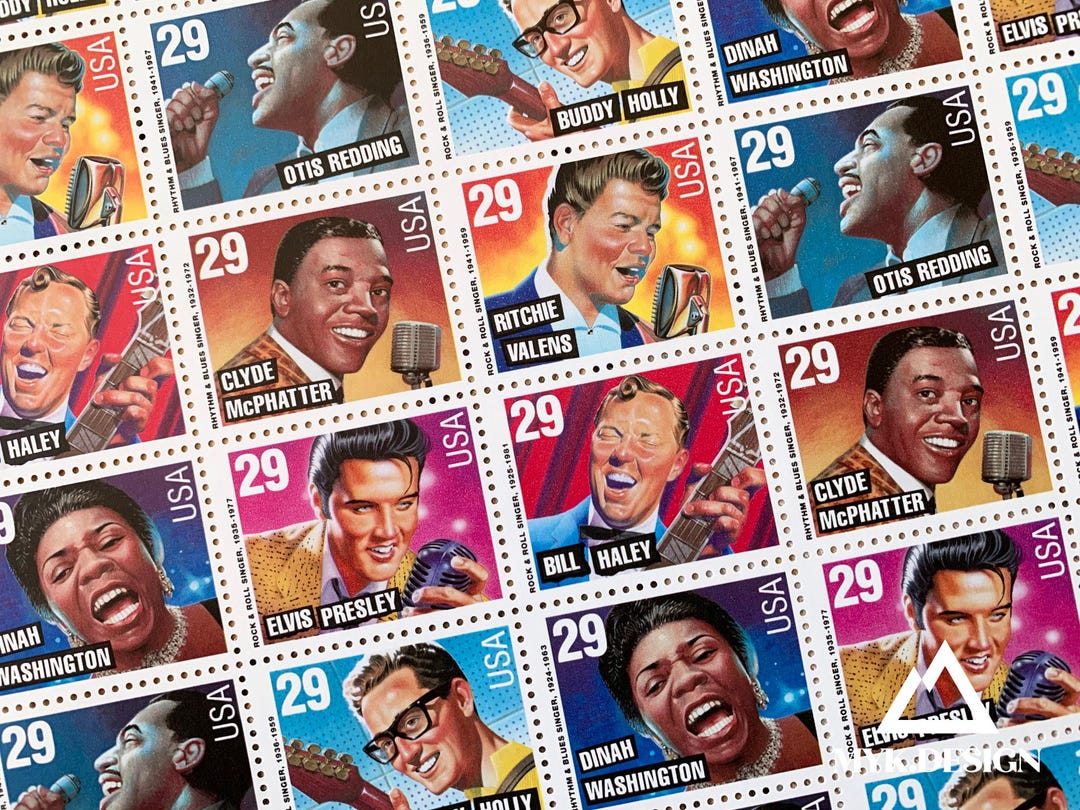 American Music | 1993 | Vintage US Postage Stamps, Scott 2724-2730 ...