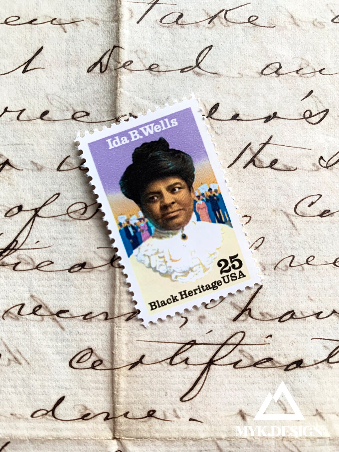 Ida B. Wells 1989 Vintage US Postage Stamps Face Value 25 Cents Scott ...