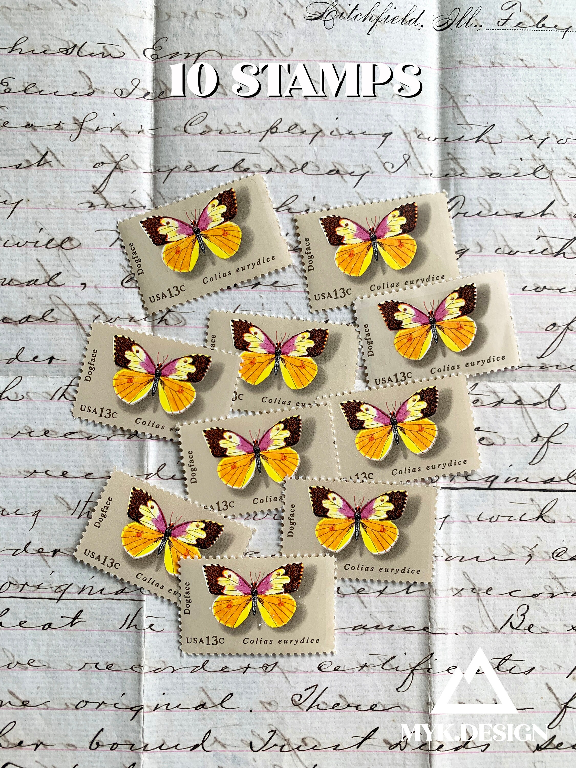 Butterfly | 1977 | Vintage US Postage Stamps | Face Value 13 Cents ...