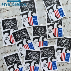 Bill of Rights | 1989 | Vintage US Postage Stamps, Scott #2421 | Face ...