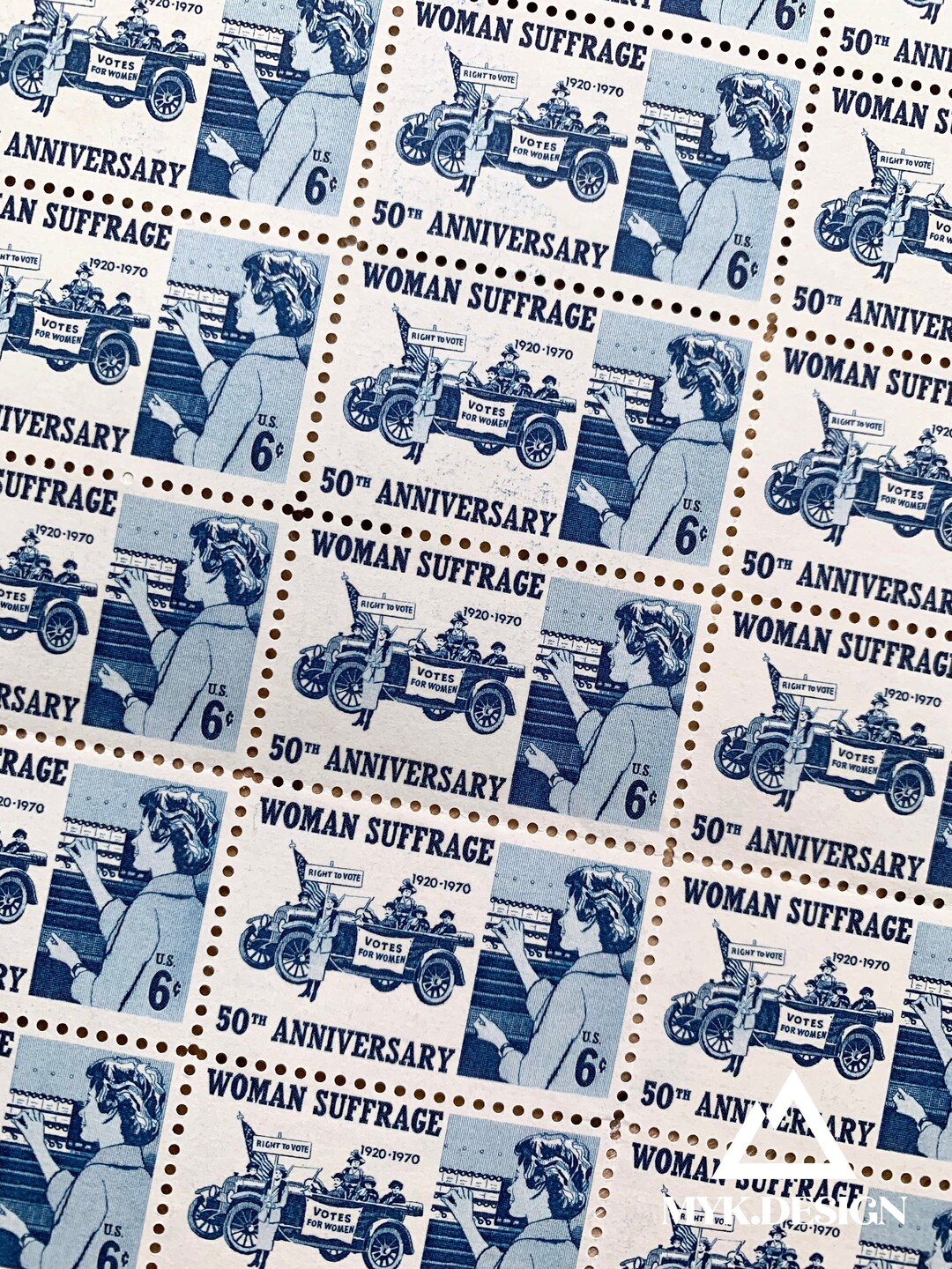 Women's Suffrage, 50 Years | 1970 | Vintage US Postage Stamps | Face ...