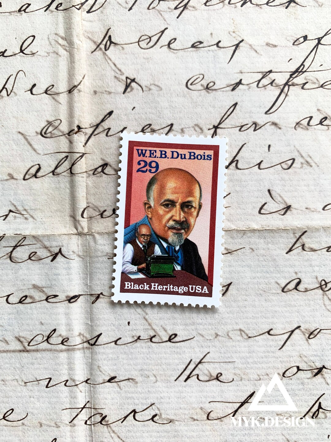 W E B Du Bois 1992 Vintage US Postage Stamps Face Value 29 Cents Scott ...