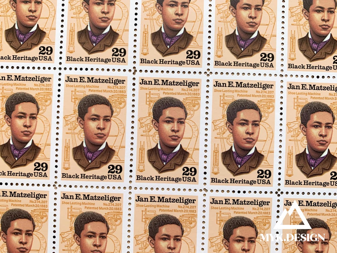 Jan Matzeliger | 1991 | Vintage US Postage Stamps | Face Value 29 Cents ...