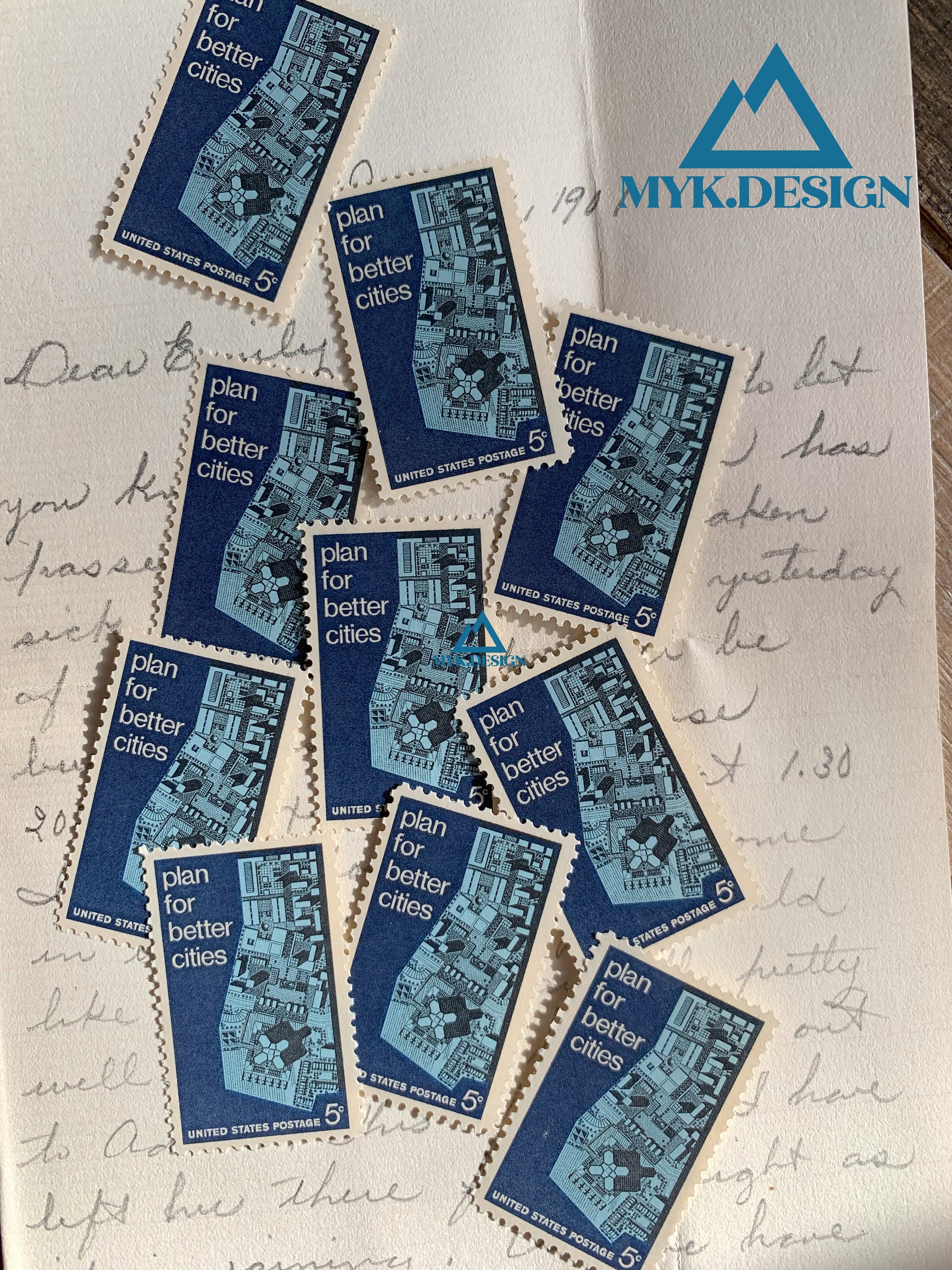 Urban Planning | 1967 | Vintage US Postage Stamps | Face Value 5 Cents ...