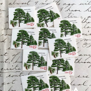 Trees | 1978 | Vintage US Postage Stamps | Face Value 15 Cents | Scott ...