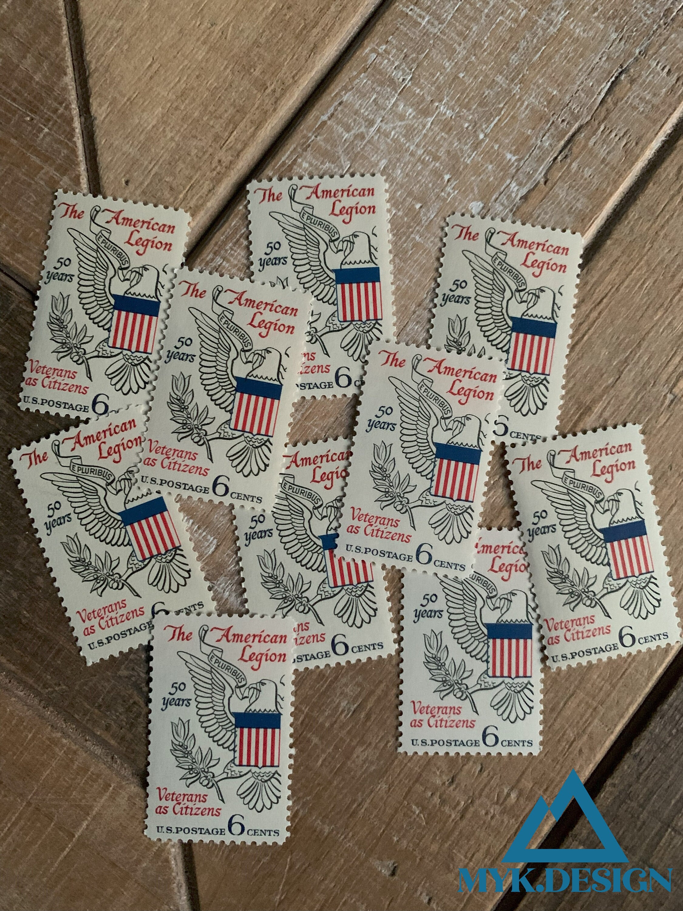 American Legion 1969 Vintage US Postage Stamps Face Value 6 Cents Scott ...