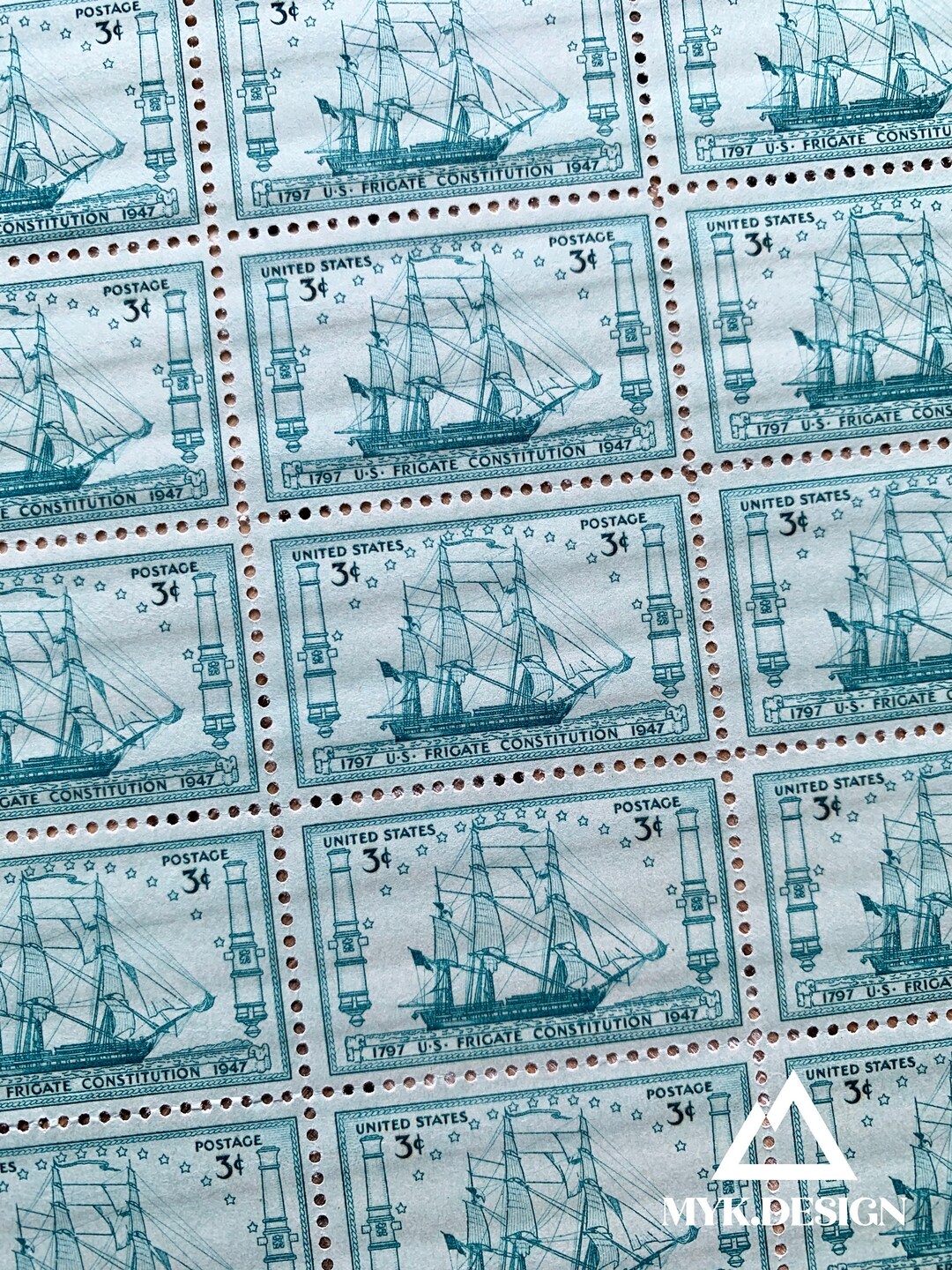 Frigate Constitution 150th Anniversary | 1947 | Vintage US Postage ...