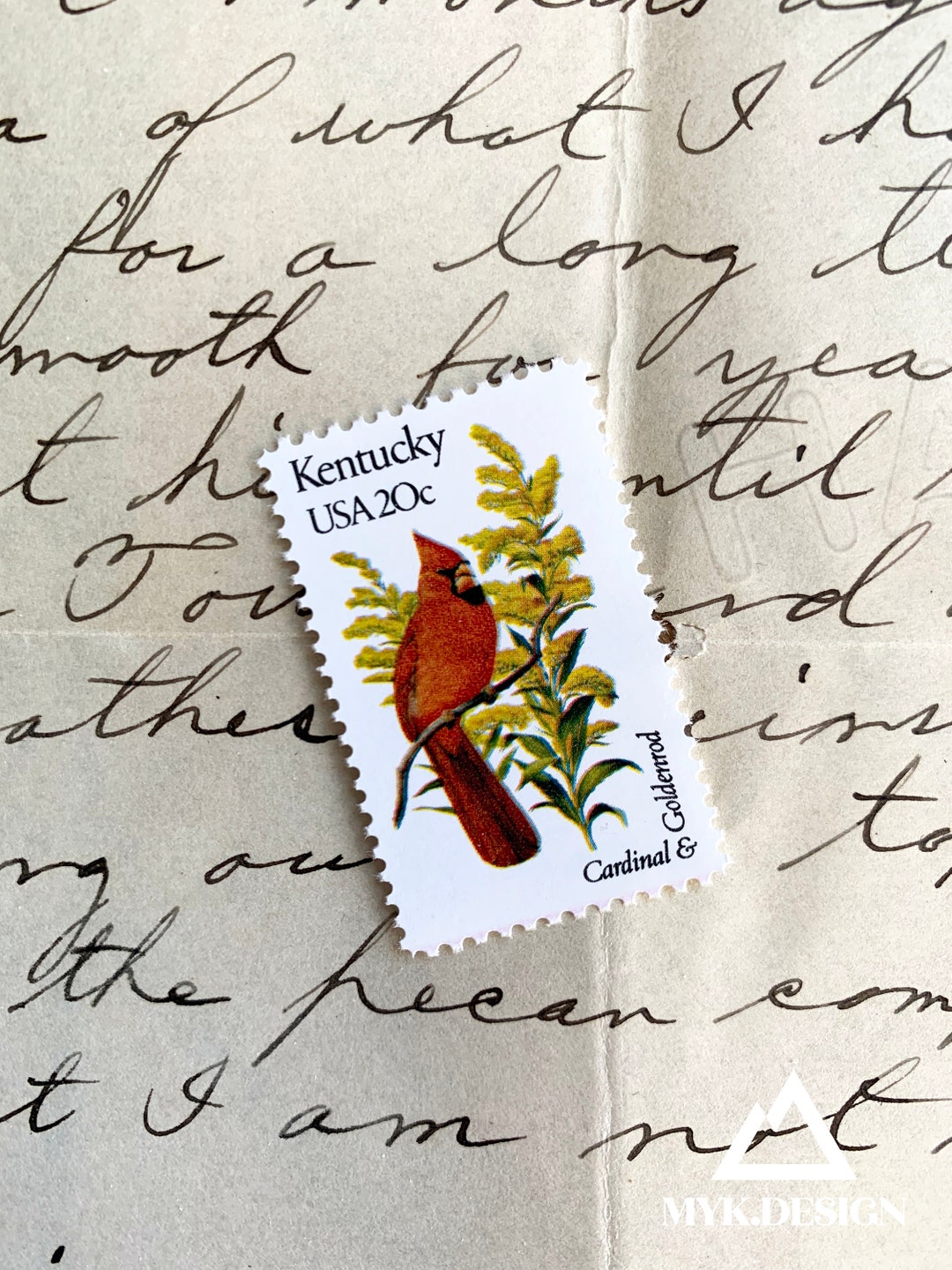 Kentucky State Bird and Flower: Cardinal and Goldenrod | 1982 | Vintage ...