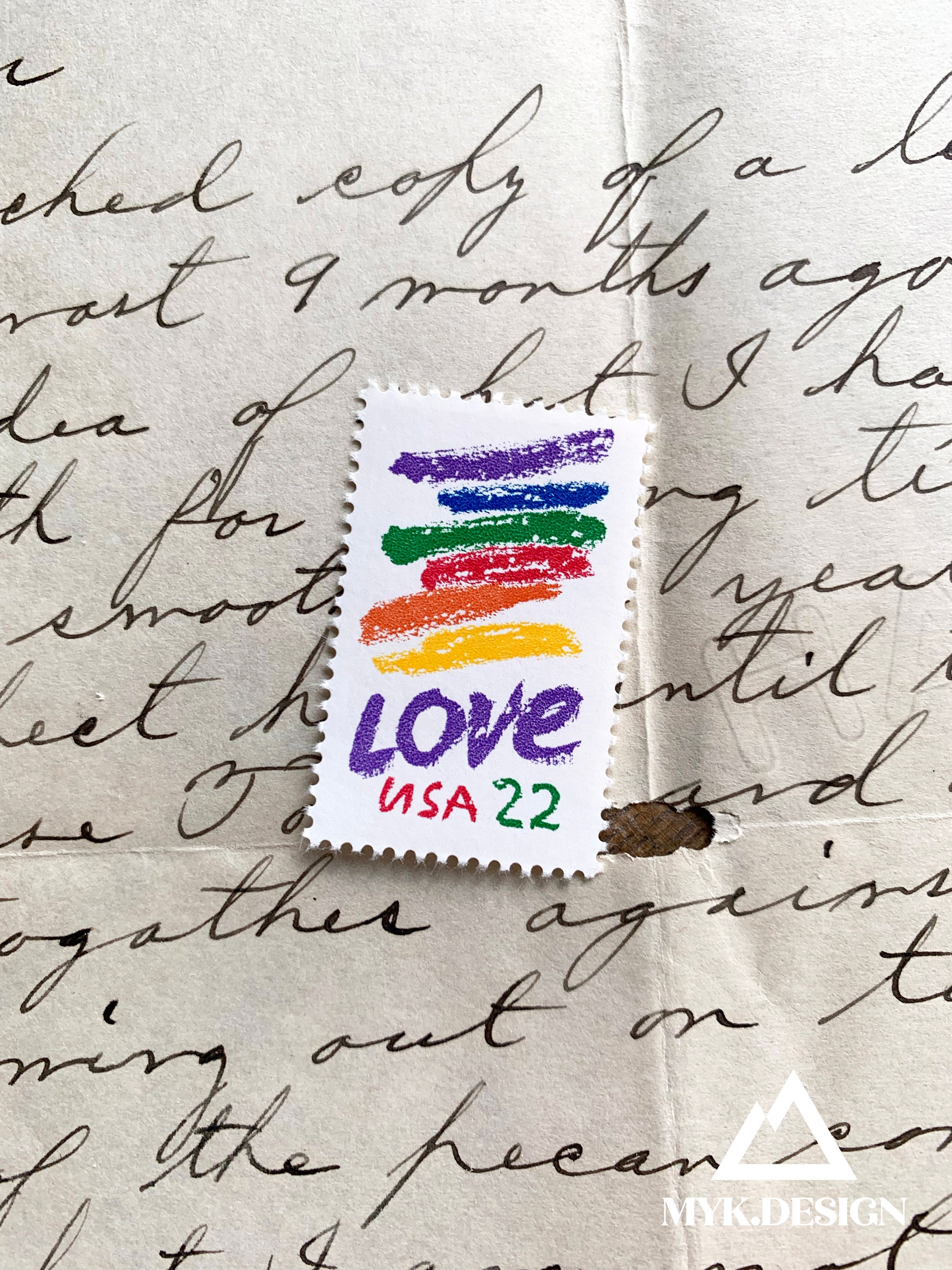 Love | 1985 | Vintage US Postage Stamps | Face Value 22 Cents | Scott ...