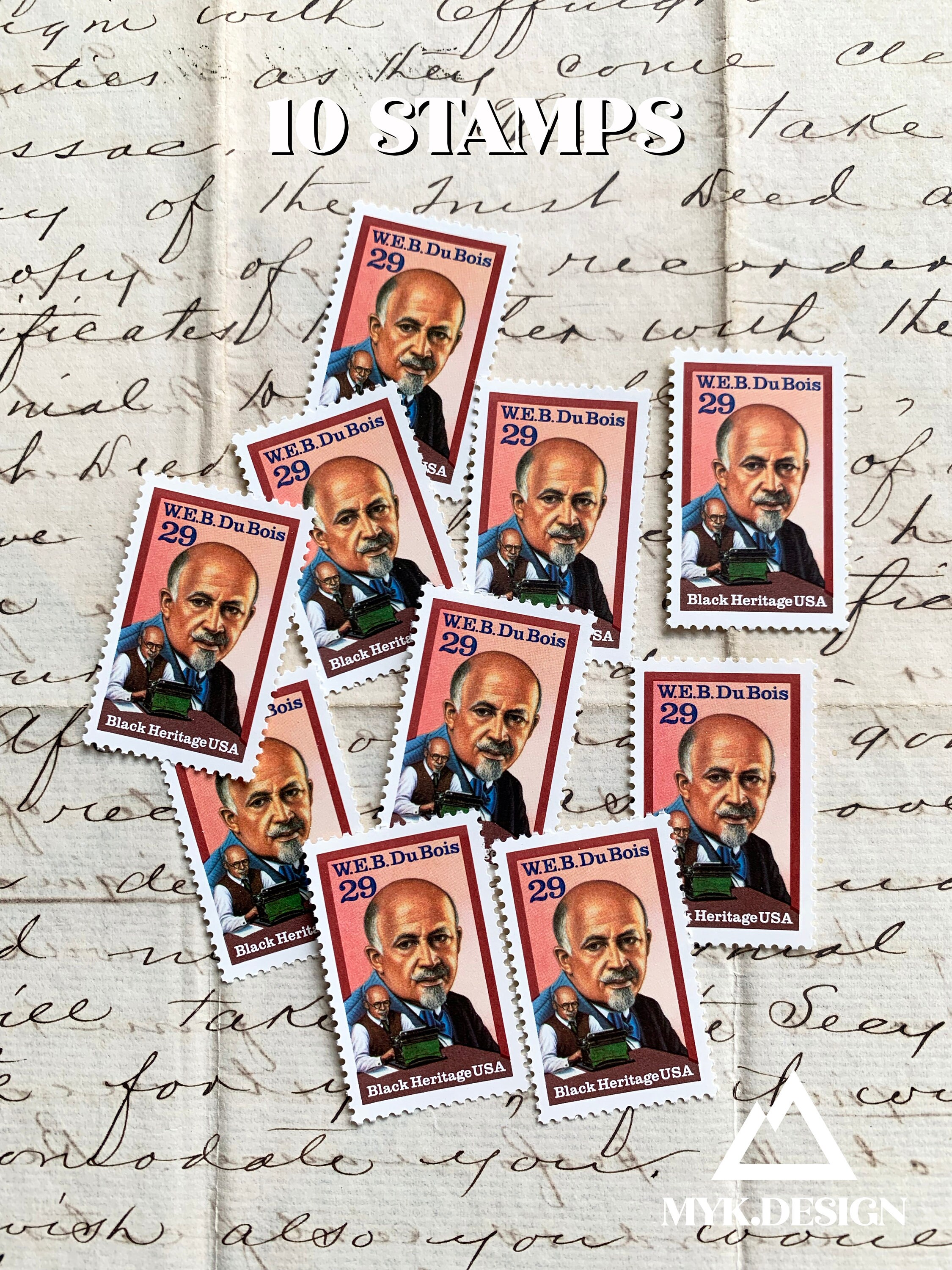 W E B Du Bois 1992 Vintage US Postage Stamps Face Value 29 Cents Scott ...