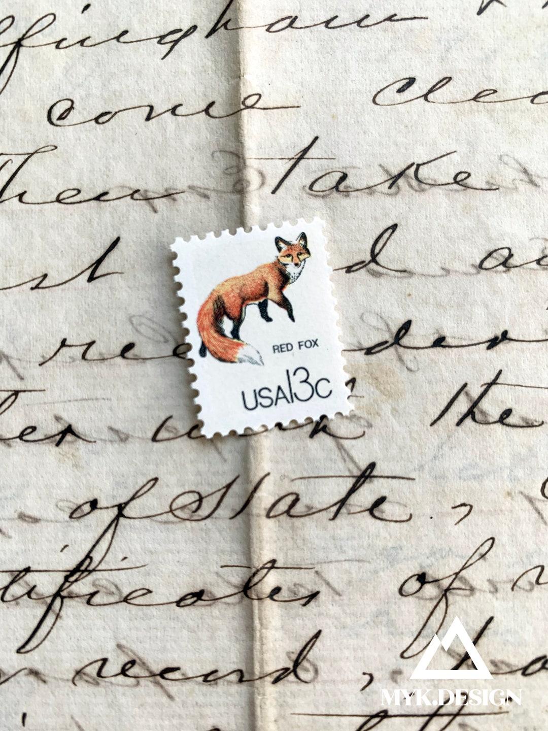 Red Fox 1978 Vintage US Postage Stamps Face Value 13 Cents Scott 1757g ...