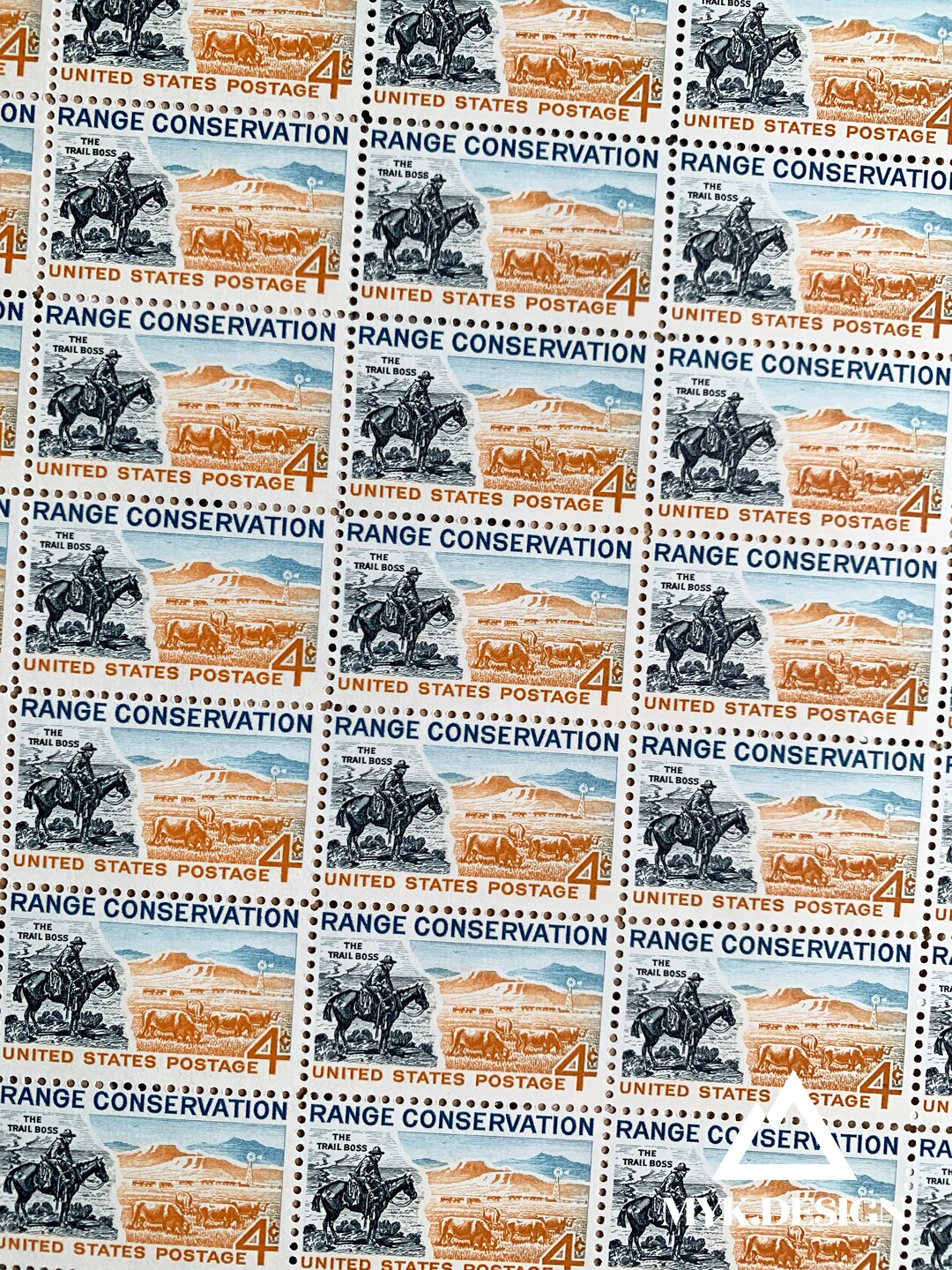 Range Conservation | 1961 | Vintage US Postage Stamps | Face Value 4 ...