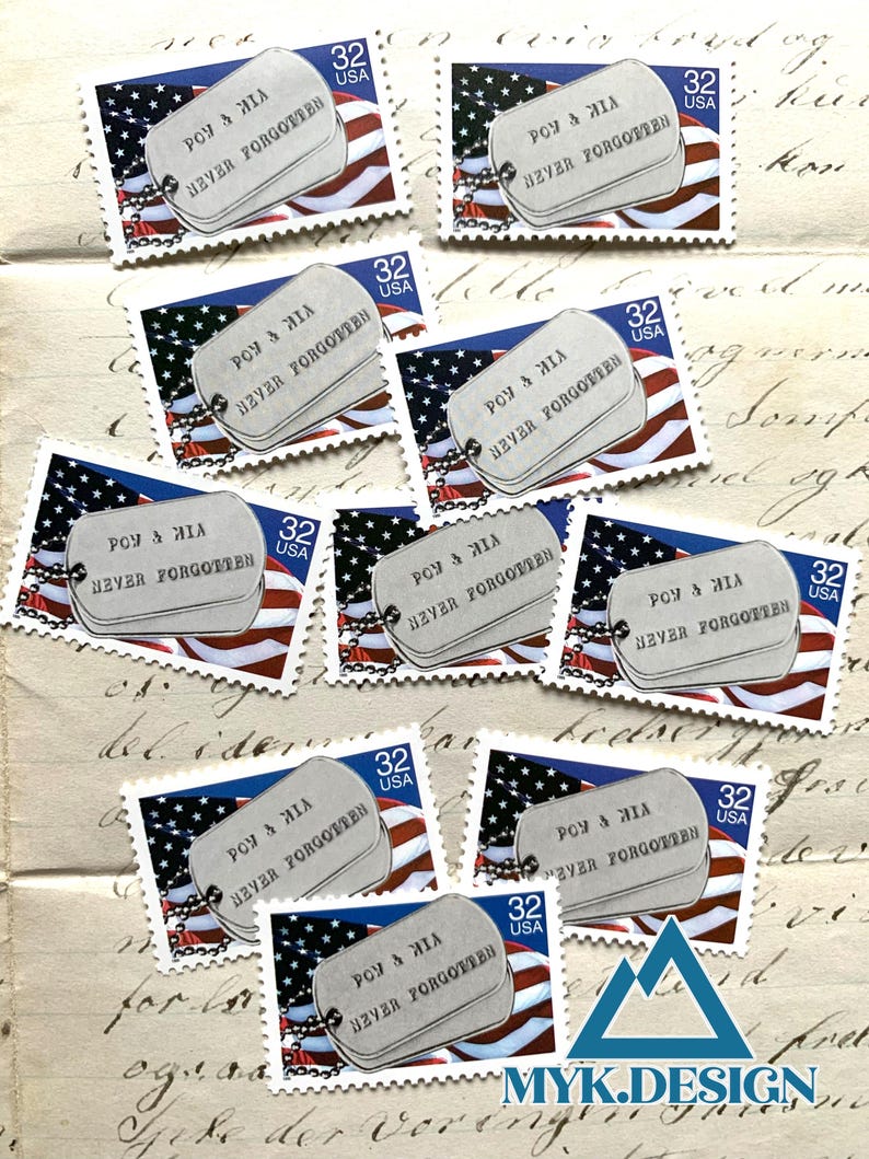 POW and MIA Servicemembers | 1995 | Vintage US Postage Stamps, Scott ...