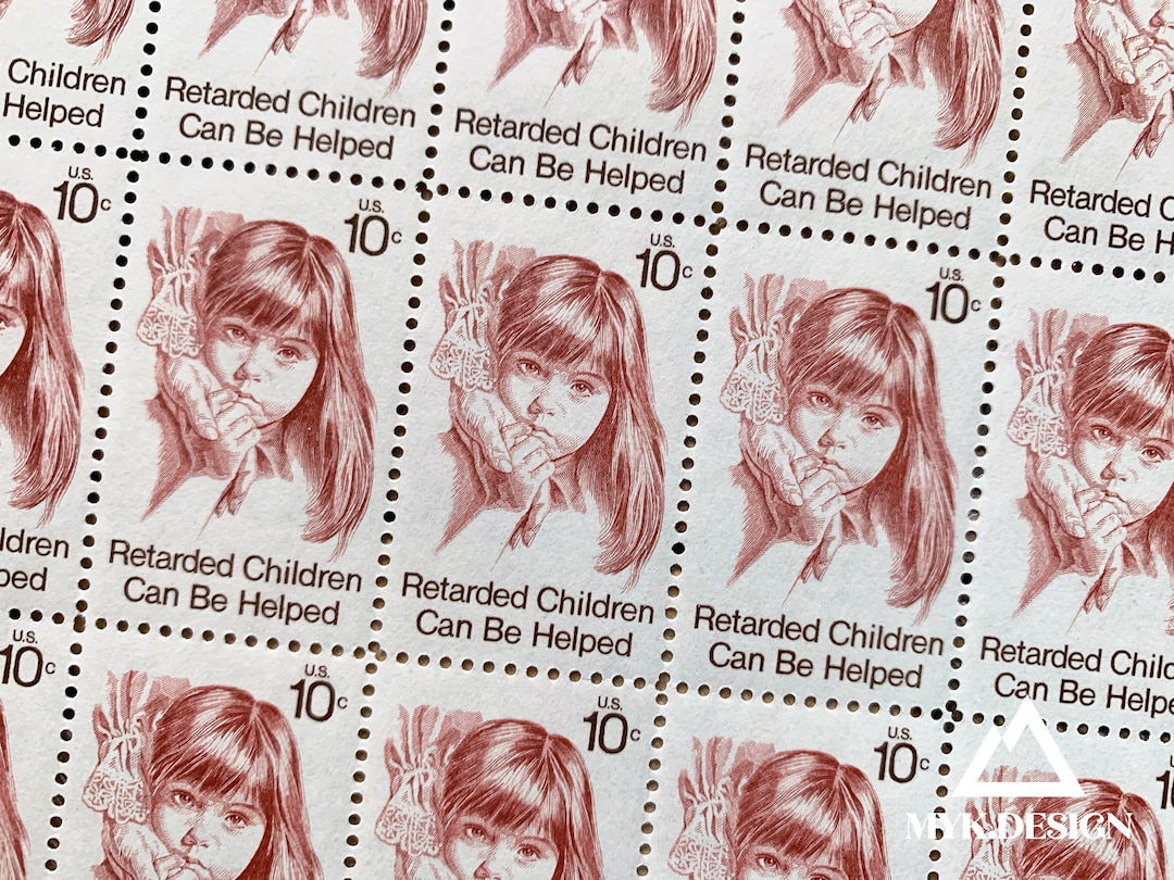 Help for Retarded Children | 1974 | Vintage US Postage Stamps | Face ...