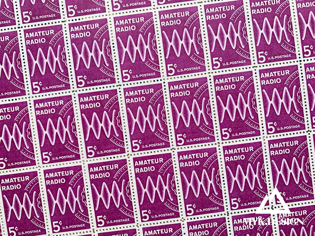 Amateur Radio | 1964 | Vintage US Postage Stamps | Face Value 5 Cents ...