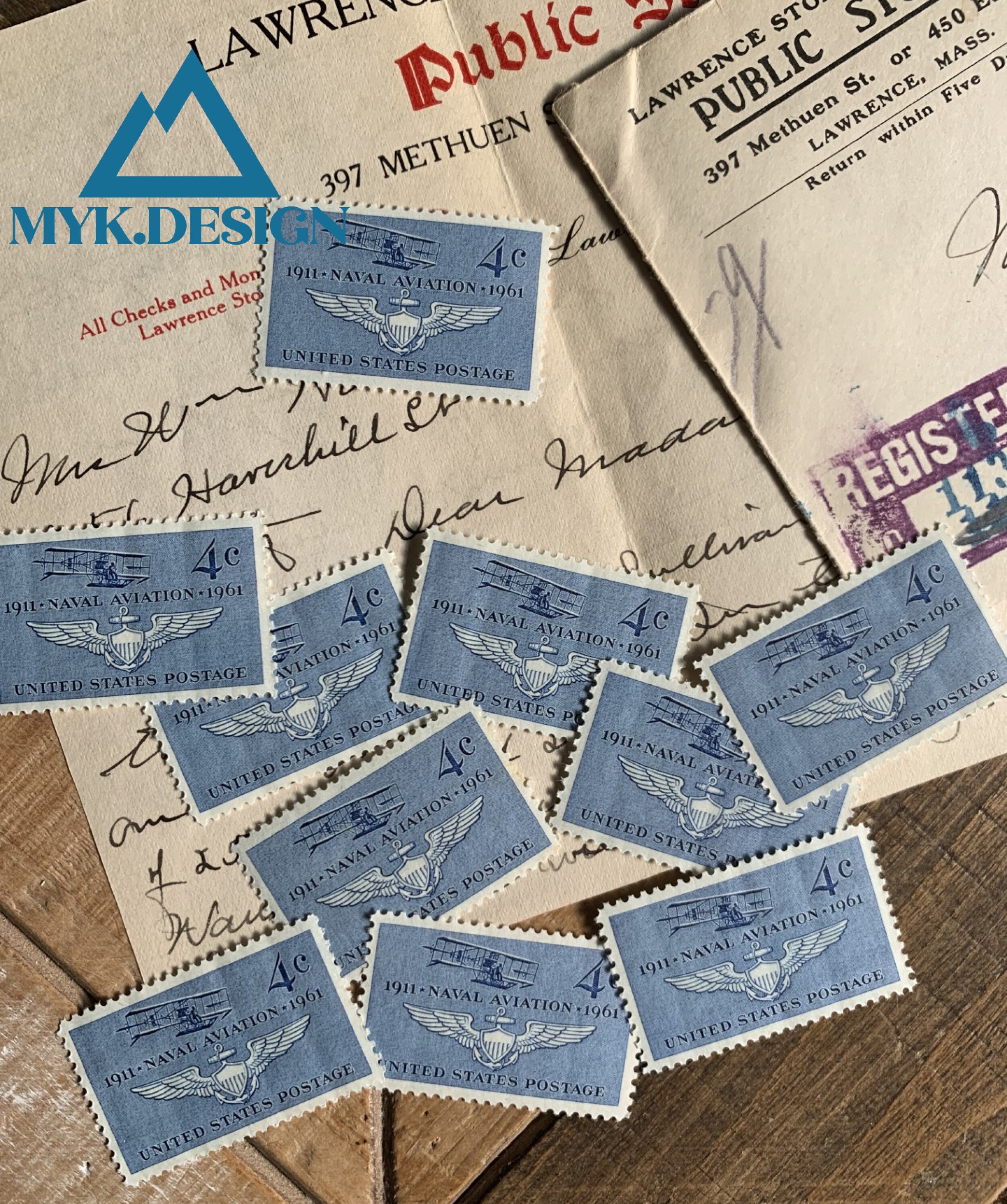 Naval Aviation, 50th Anniversary | 1961 | Vintage US Postage Stamps ...