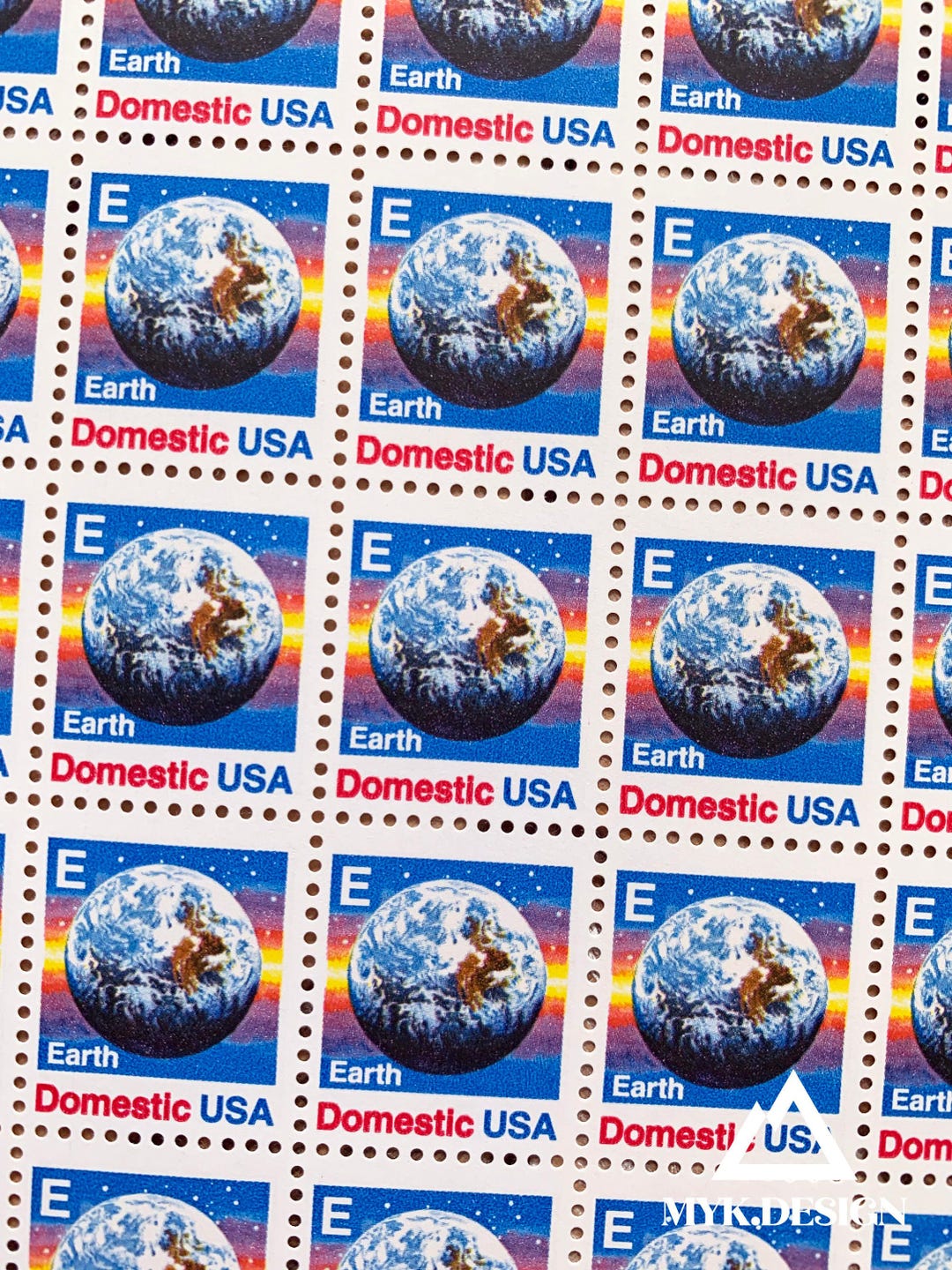 Earth | 1988 | Vintage US Postage Stamps | Face Value 25 Cents | Scott ...