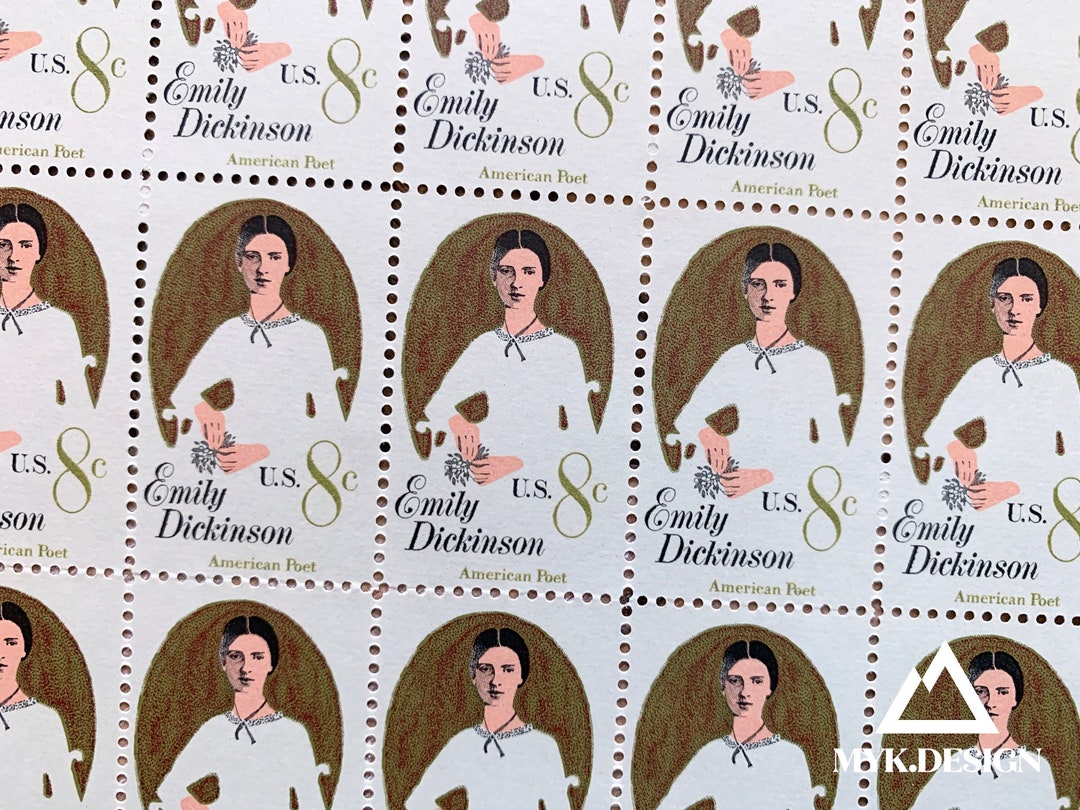 Emily Dickinson, Poet | 1971 | Vintage US Postage Stamps | Face Value 8 ...