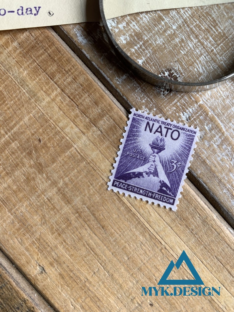 NATO 1952 Vintage US Postage Stamps Face Value 3 Cents - Etsy
