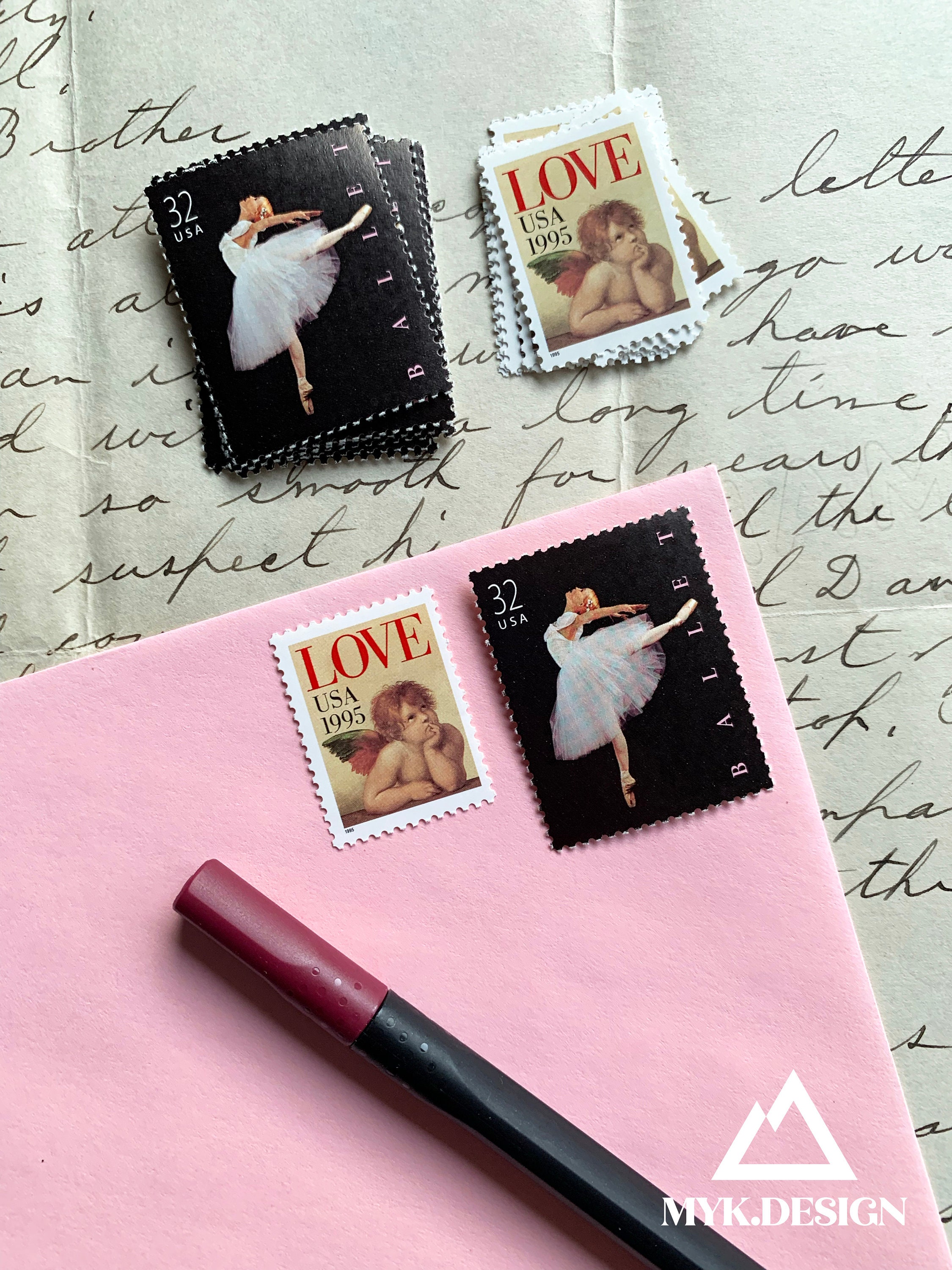 Ballet 1998 Vintage US Postage Stamps Face Value 32 Cents Scott 3237 ...