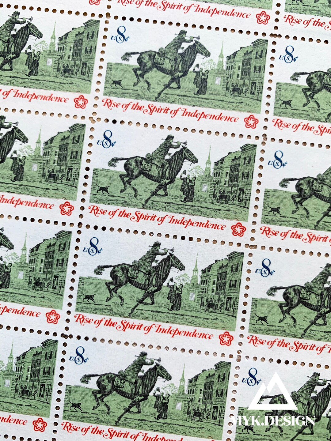 Colonial Communications: Postrider | 1973 | Vintage US Postage Stamps ...