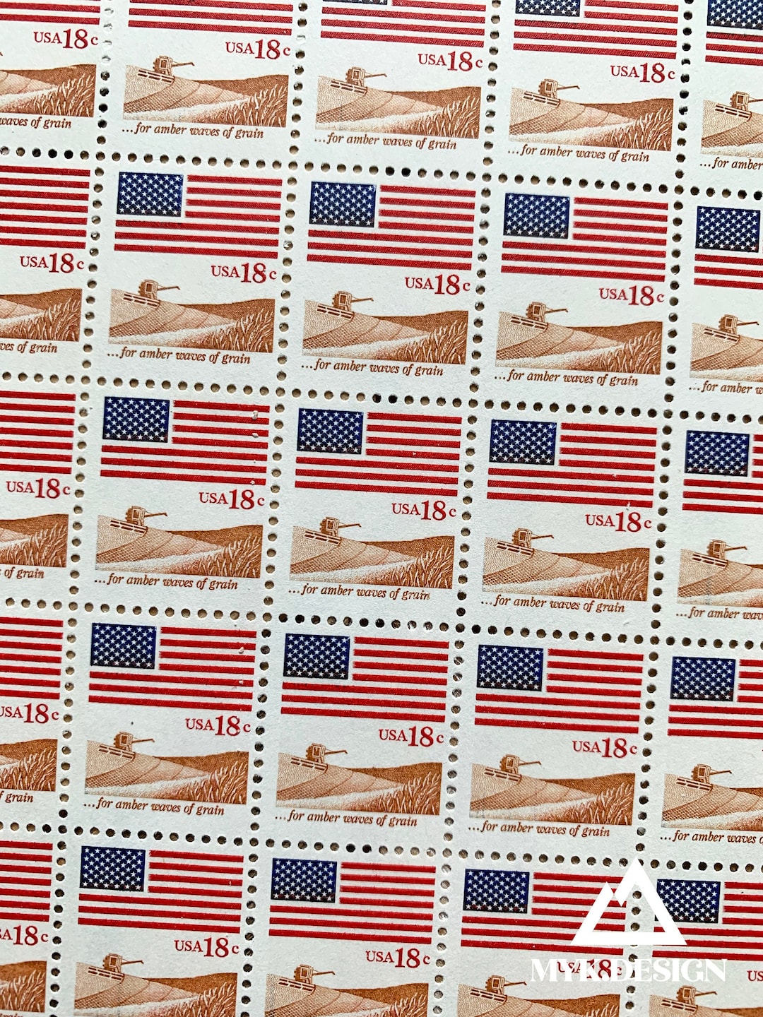 Flag and National Anthem | 1981 | Vintage US Postage Stamps | Face ...