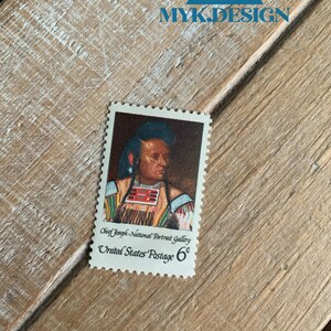 Chief Joseph | 1968 | Vintage US Postage Stamps | Face Value 6 Cents ...