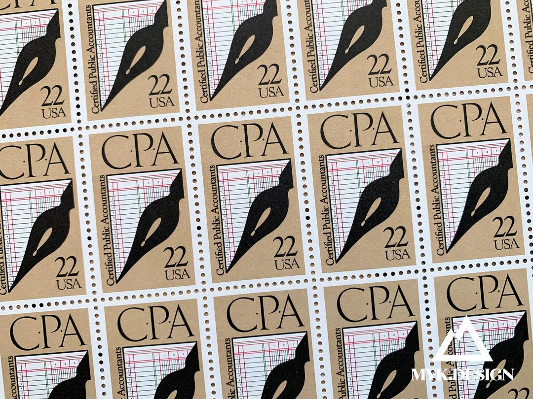 Certified Public Accounting | 1987 | Vintage US Postage Stamps | Face ...