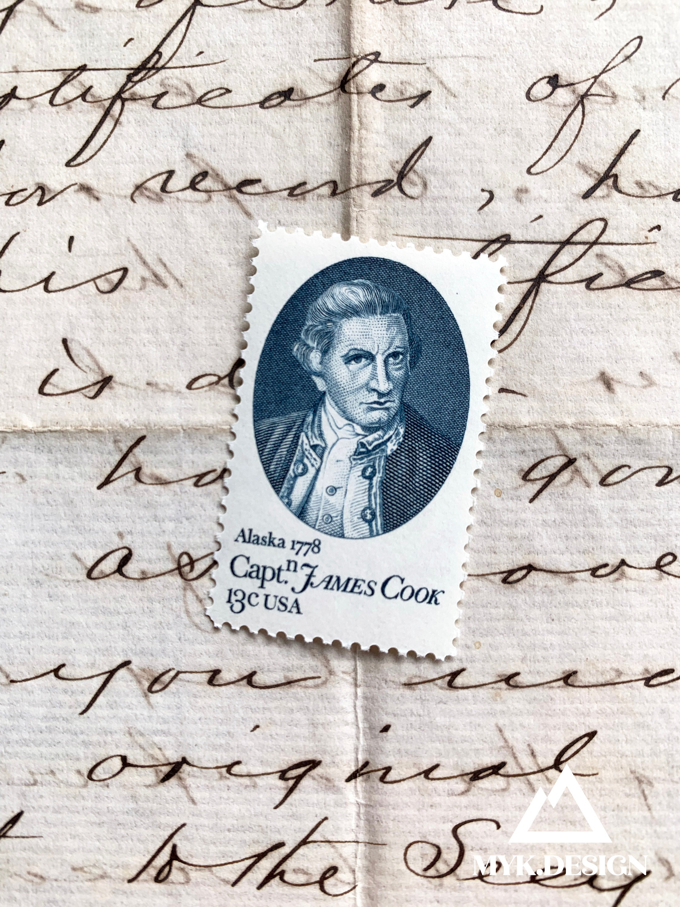 Captain James Cook | 1978 | Vintage US Postage Stamps | Face Value 13 ...