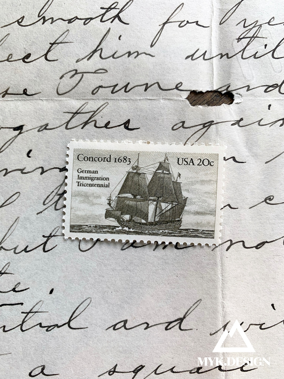 Concord | 1983 | Vintage US Postage Stamps | Face Value 20 Cents ...