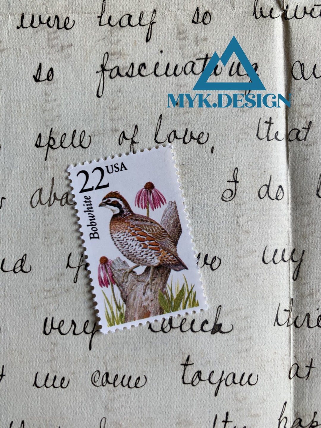 Bobwhite | 1987 | Vintage US Postage Stamps | Face Value 22 Cents ...