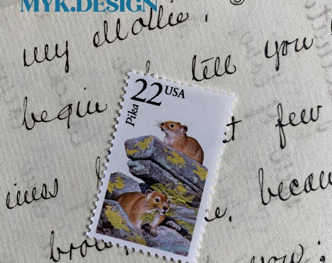 Pika | 1987 | Vintage US Postage Stamps | Face Value 22 Cents | Scott ...