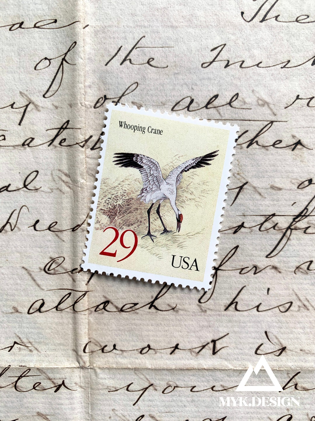 Cranes 1994 Vintage US Postage Stamps Face Value 29 Cents Scott 2868 ...