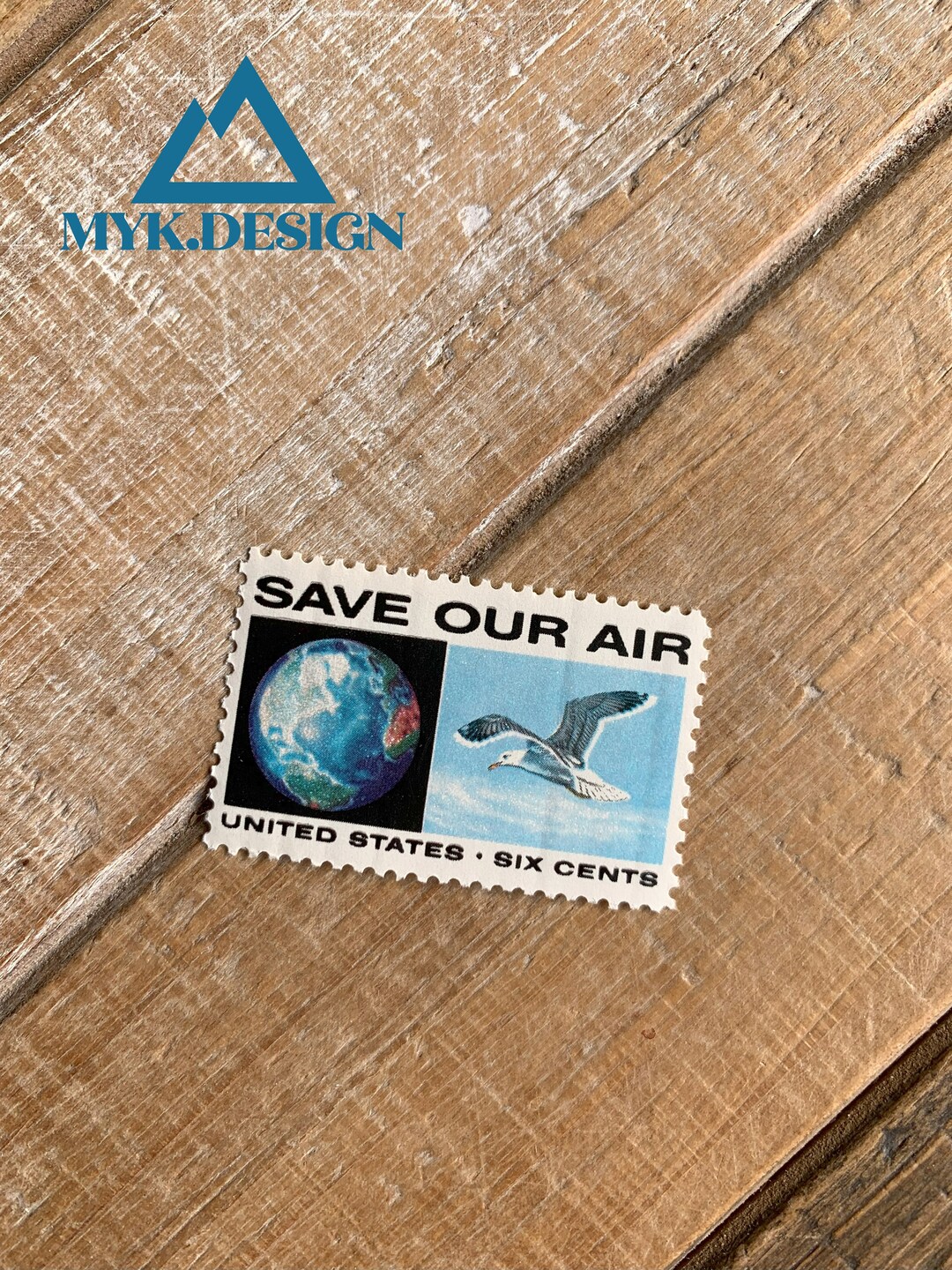 Save Our Air | 1970 | Vintage US Postage Stamps | Face Value 6 Cents ...