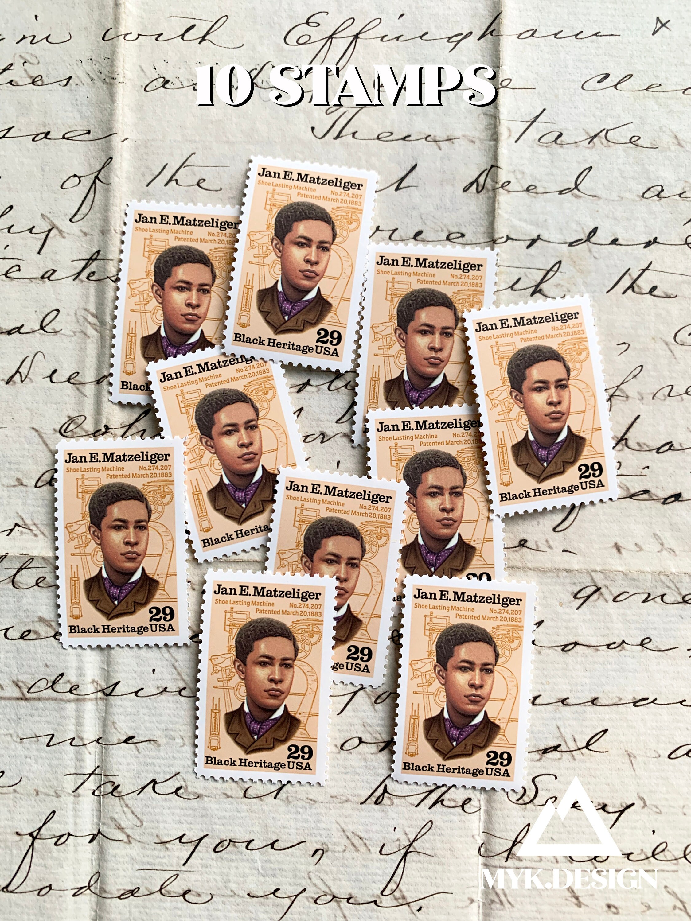 Jan Matzeliger | 1991 | Vintage US Postage Stamps | Face Value 29 Cents ...