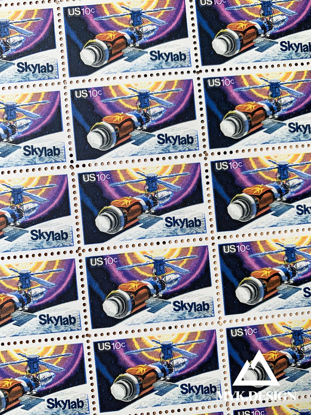 Skylab | 1974 | Vintage US Postage Stamps | Face Value 10 Cents | Scott ...