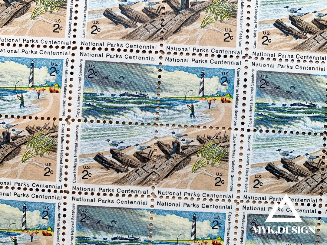 Cape Hatteras National Seashore | 1972 | Vintage US Postage Stamps ...