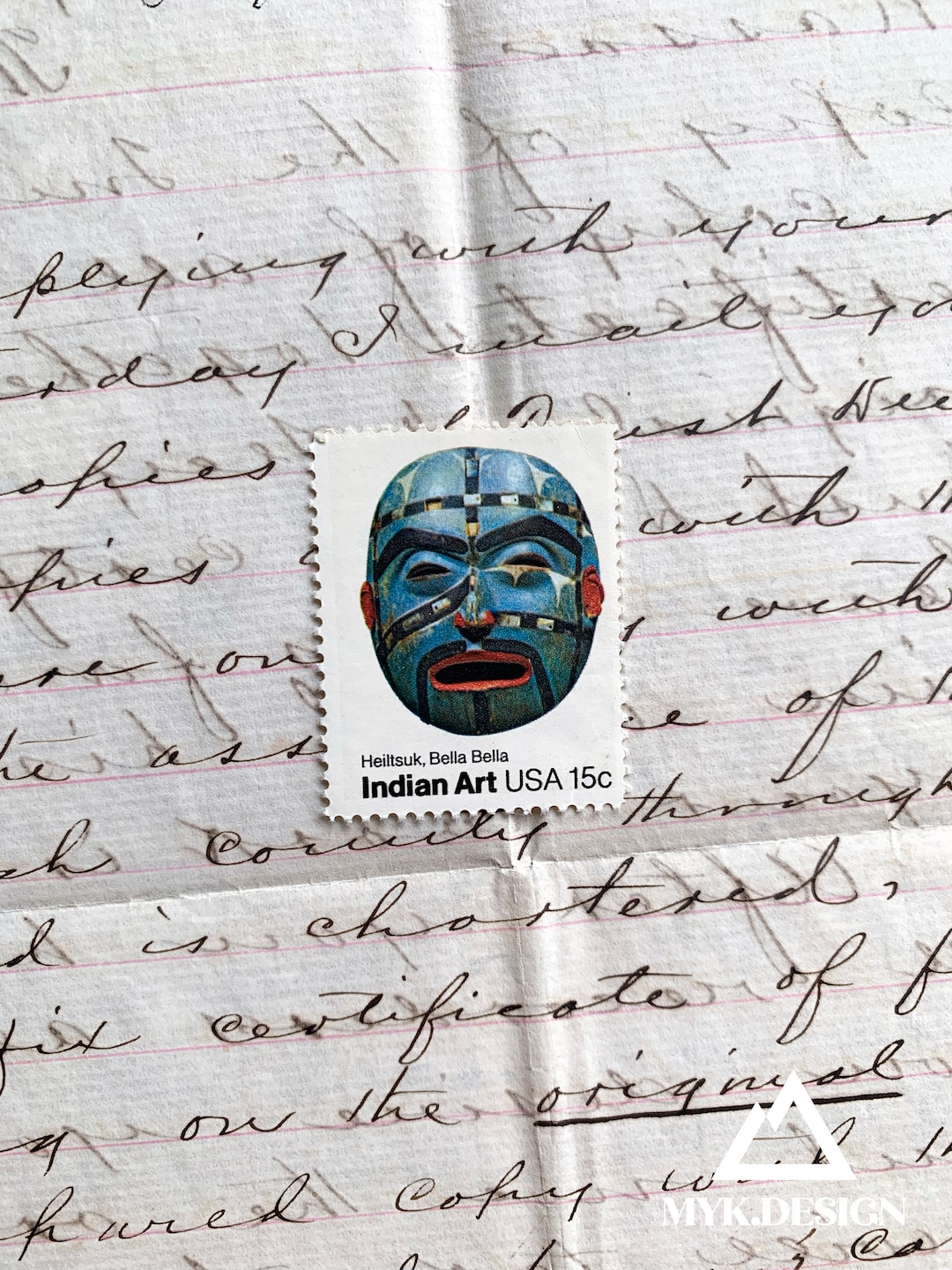 Pacific Northwest Indian Masks 1980 Vintage US Postage Stamps Face ...