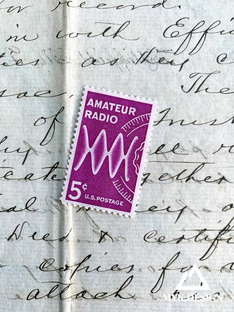 Amateur Radio | 1964 | Vintage US Postage Stamps | Face Value 5 Cents ...