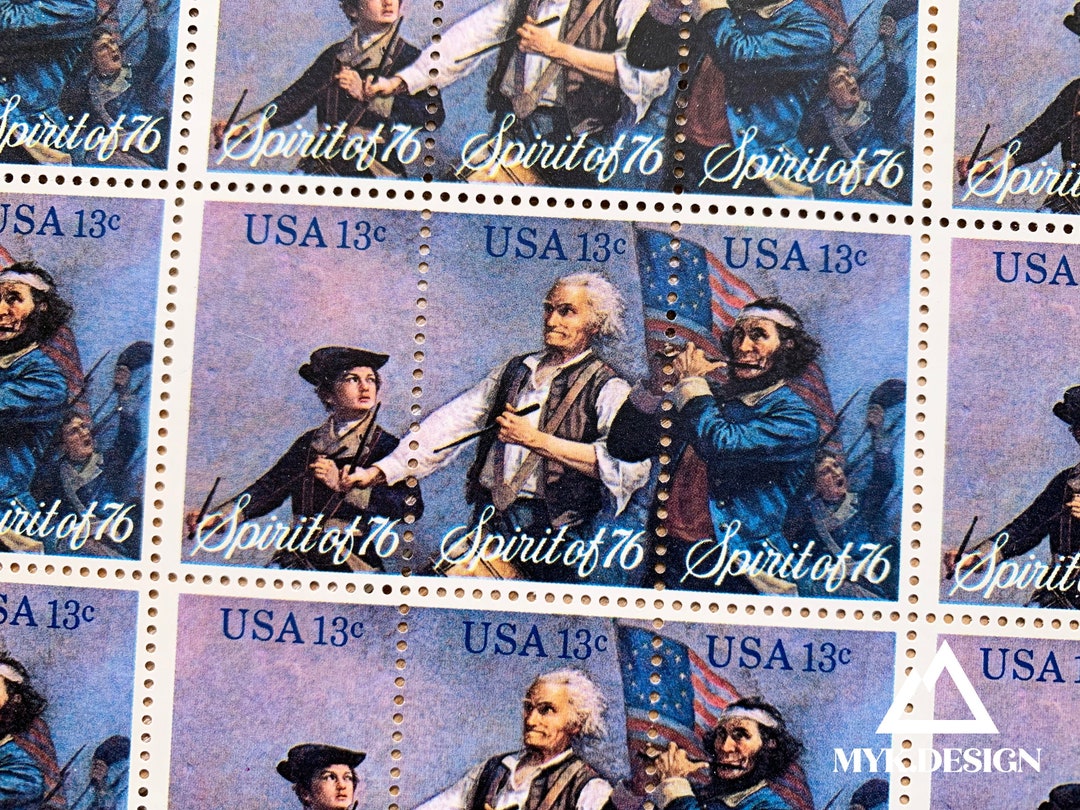 Spirit of '76 | 1976 | Vintage US Postage Stamps | Face Value 13 Cents ...