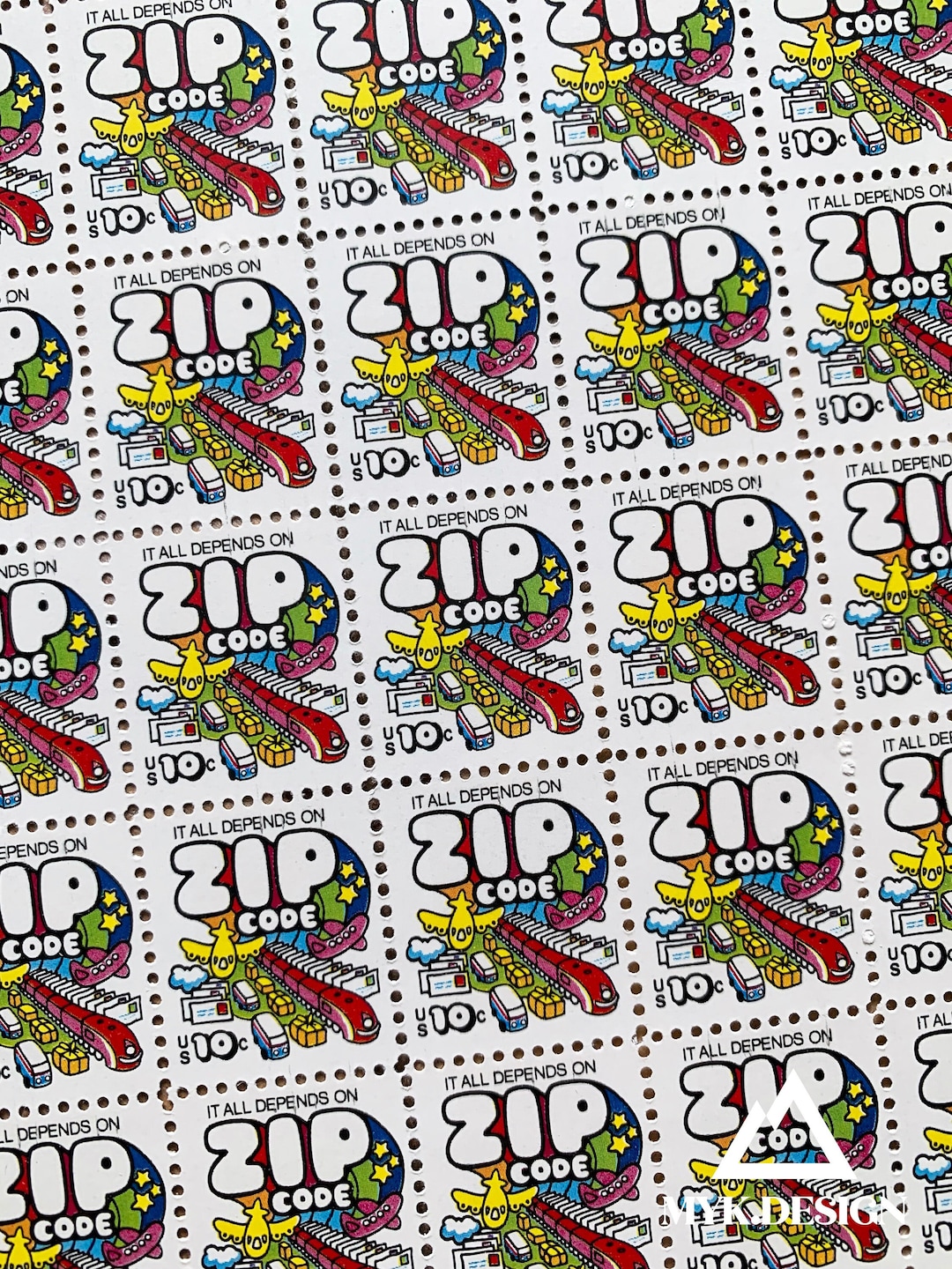 ZIP Code: Zone Improvement Plan | 1974 | Vintage US Postage Stamps ...