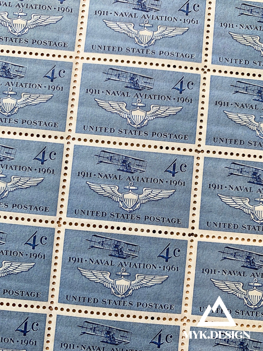 Naval Aviation, 50th Anniversary | 1961 | Vintage US Postage Stamps ...