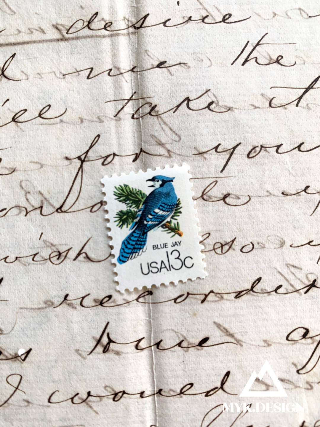 Blue Jay | 1978 | Vintage US Postage Stamps | Face Value 13 Cents ...